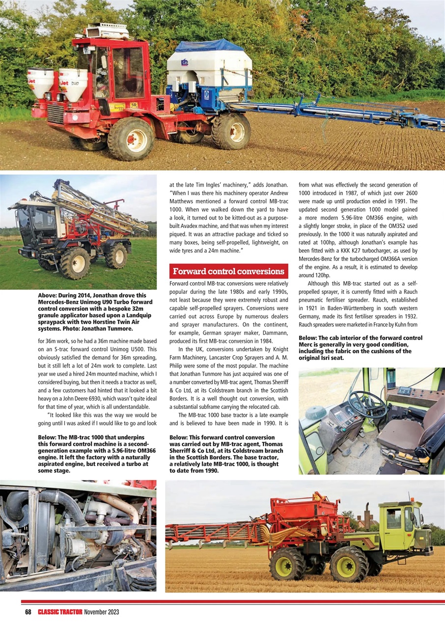 Classic Tractor Magazine - November 2023 Back Issue