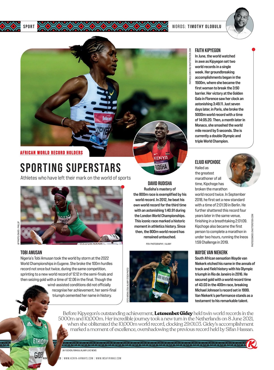 MSAFIRI – Kenya Airways Inflight Magazine - October-November 2023 Back ...