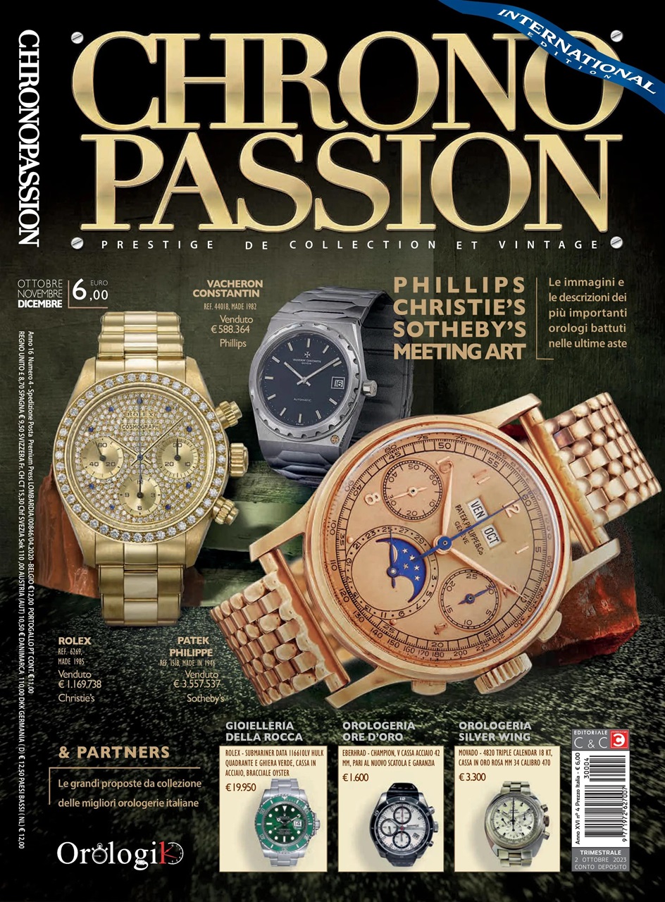 CHRONO PASSION Magazine - Ott/Nov/Dic 2023 Back Issue