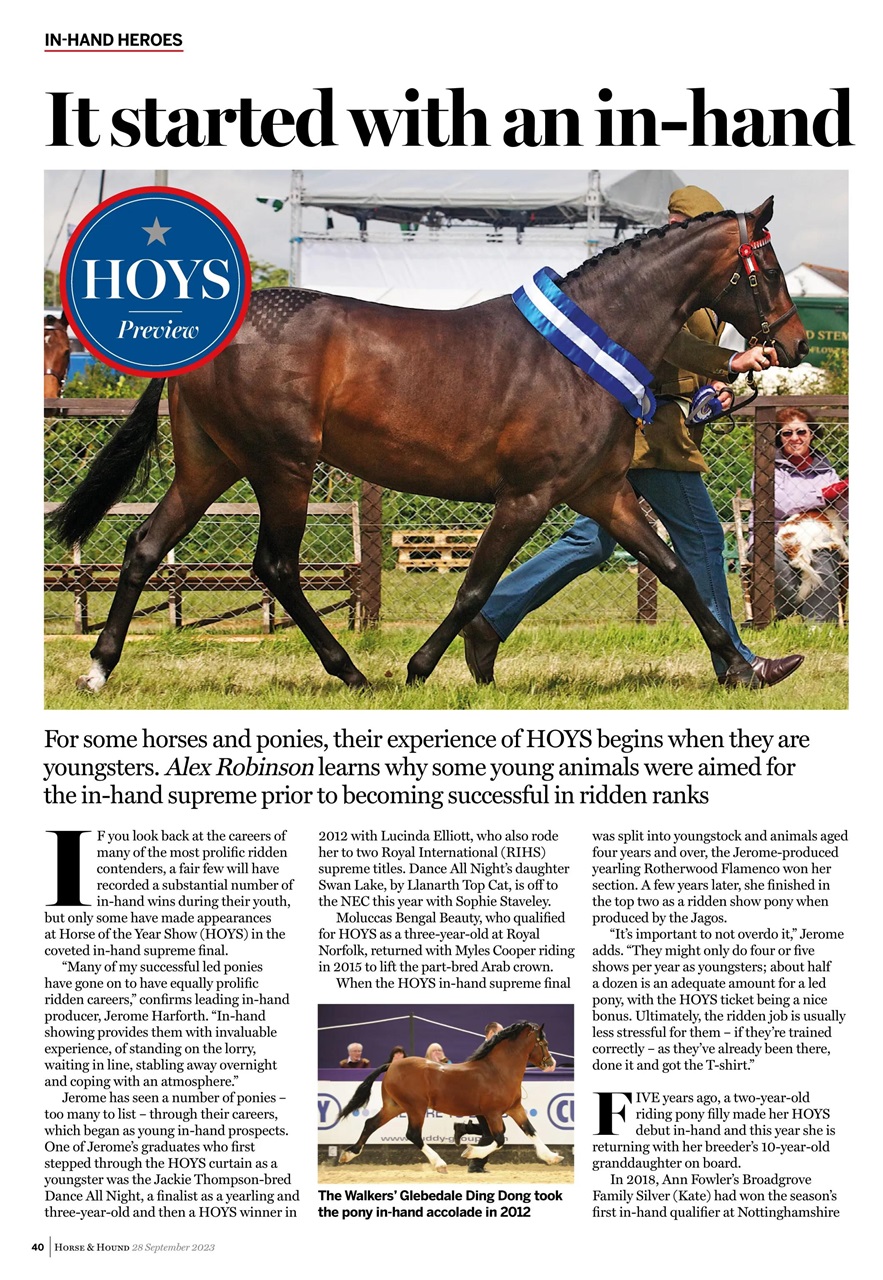 Horse & Hound Magazine - 28 Sept 2023 Back Issue