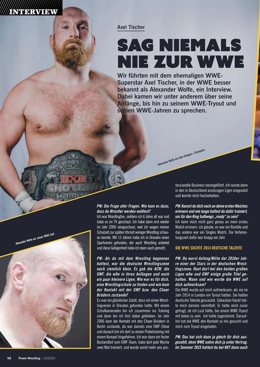 Power-Wrestling Magazine - 10/2023 Back Issue