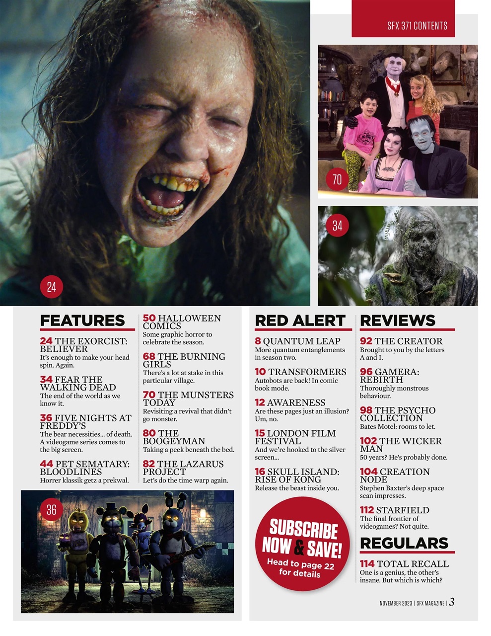 SFX Magazine - November 2023 Back Issue
