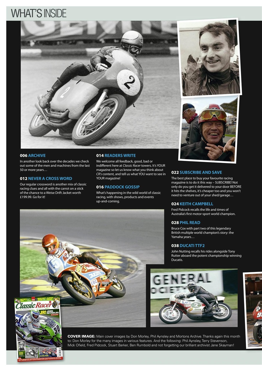 Classic Racer Magazine - Nov/ Dec 2023 Subscriptions | Pocketmags