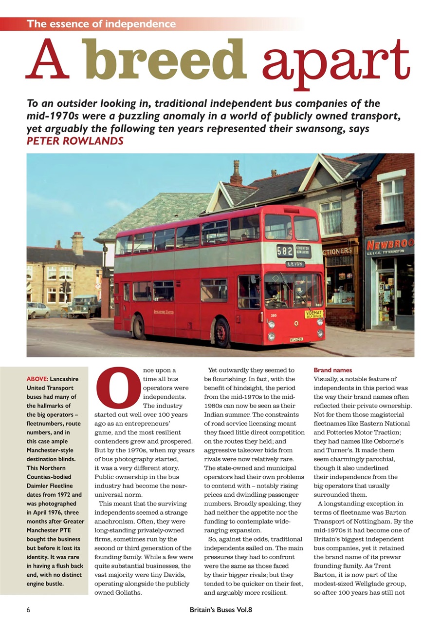 Buses Magazine - Britain's Buses Vol 8 Special Issue