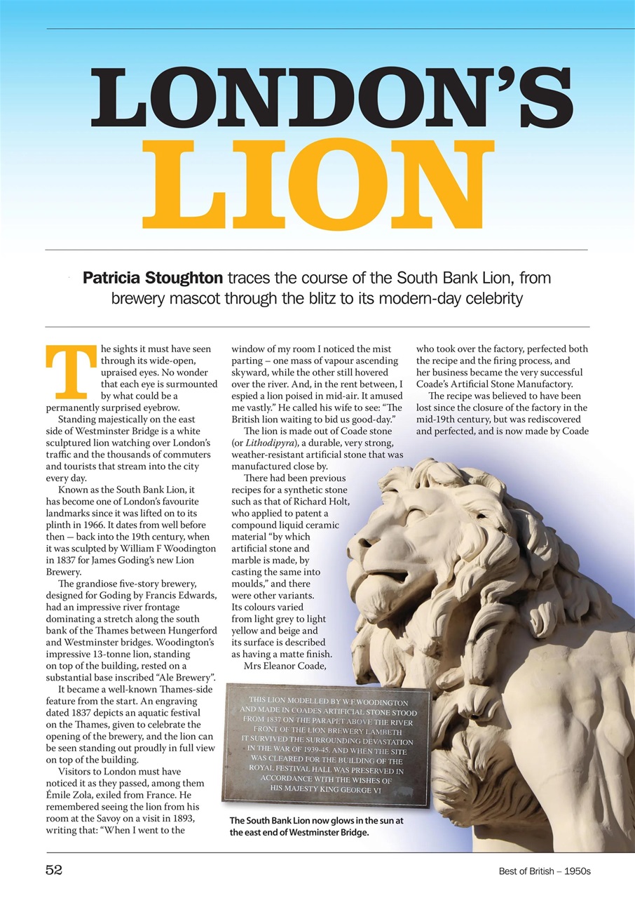 Best of British Magazine - Best of British - The 1950s Special Issue