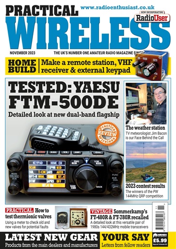 Practical Wireless Magazine - November 2023 Subscriptions | Pocketmags