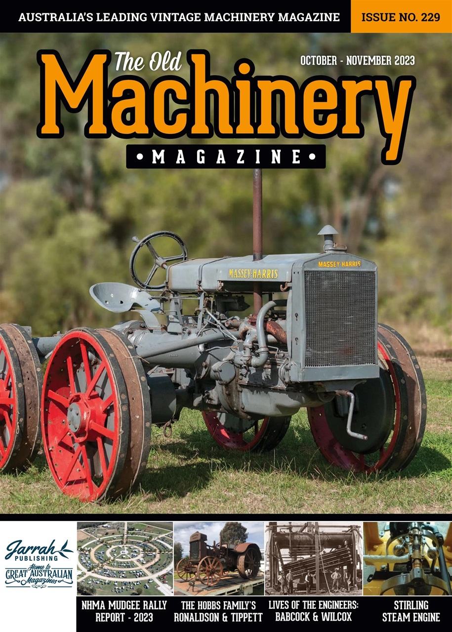 The Old Machinery Magazine - Oct-Nov 2023 Back Issue