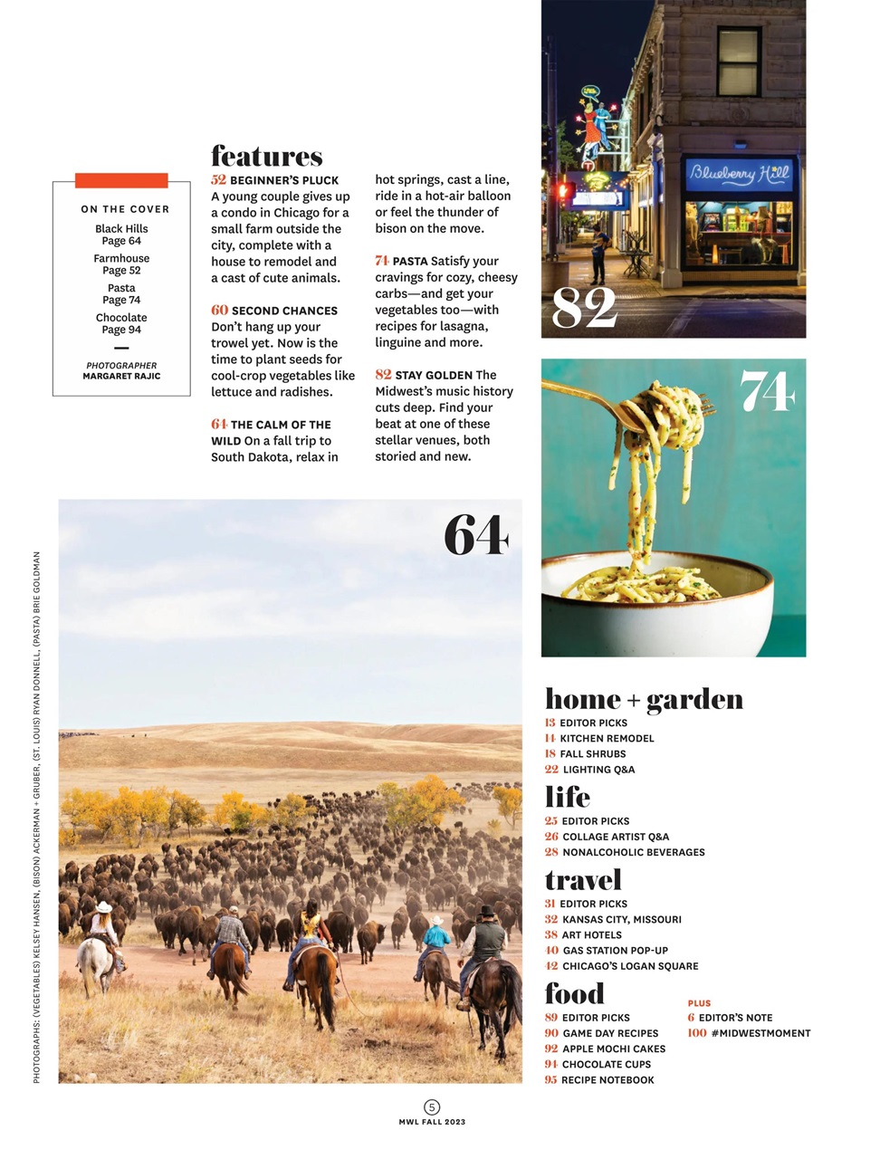 Midwest Living Magazine - Fall 2023 Back Issue