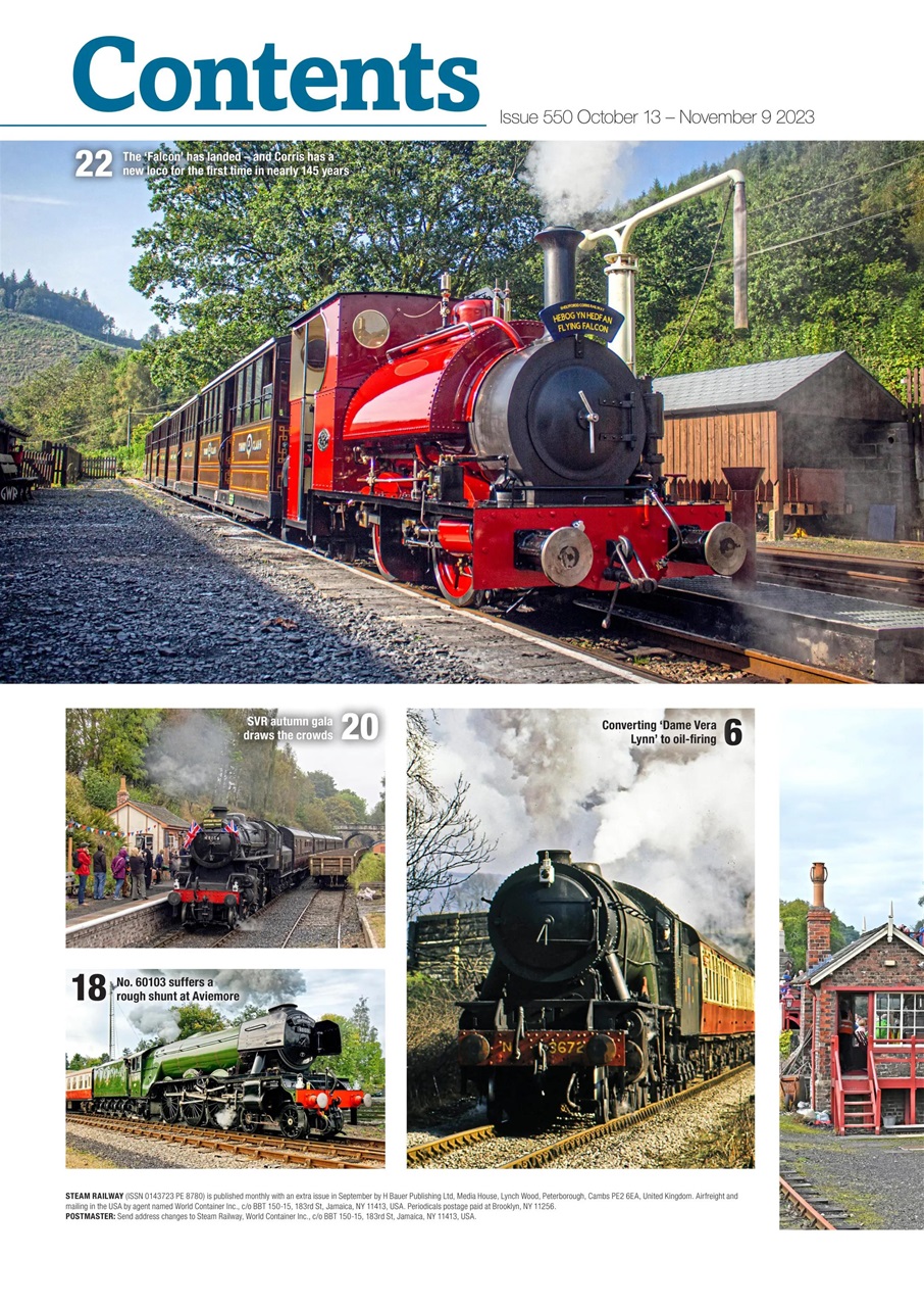 Steam Railway Magazine - 550 Back Issue