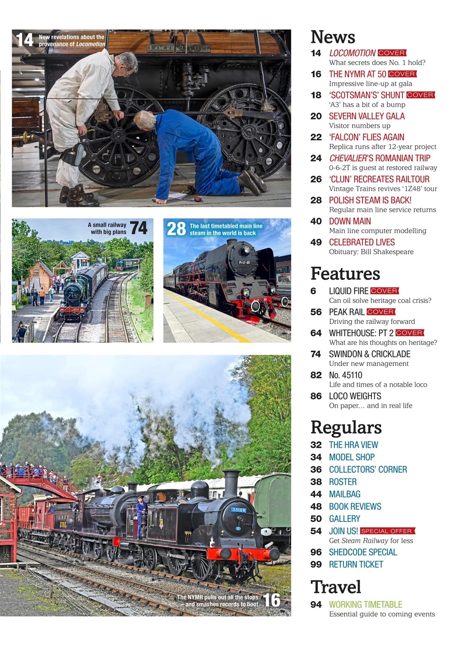 Steam Railway Magazine - 550 Back Issue