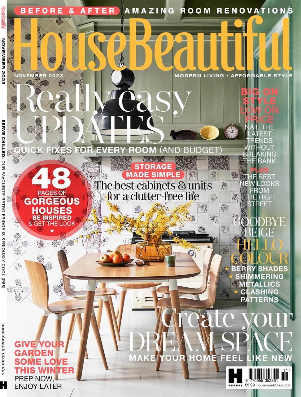 House Beautiful Magazine - Nov-23 Back Issue