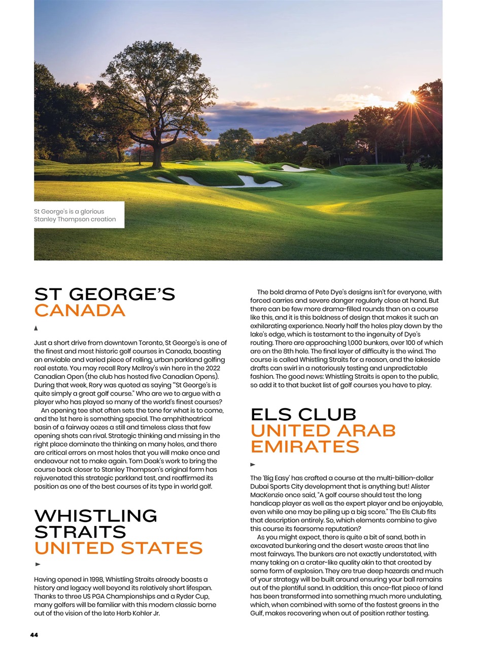 Golf Monthly Magazine - November 2023 Back Issue