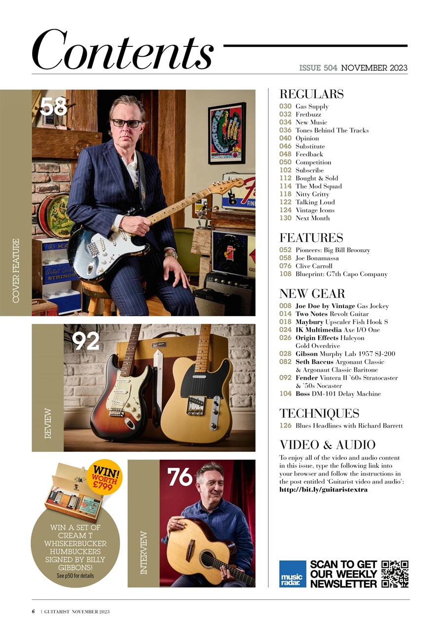 Guitarist Magazine - November 2023 Retour à l'édition précédente
