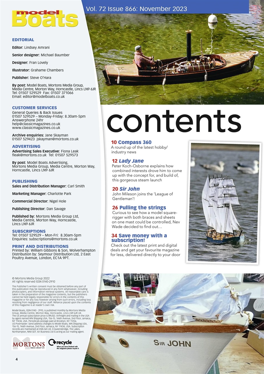 Model Boats Magazine - November 2023 Back Issue