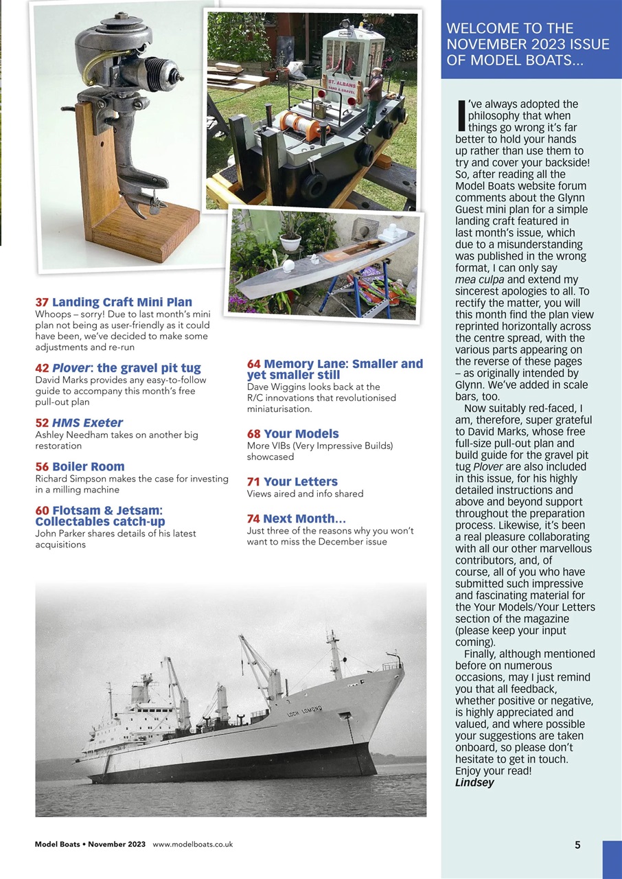 Model Boats Magazine - November 2023 Back Issue