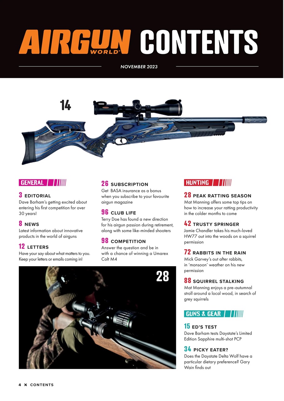Airgun World Magazine - November 2023 Back Issue