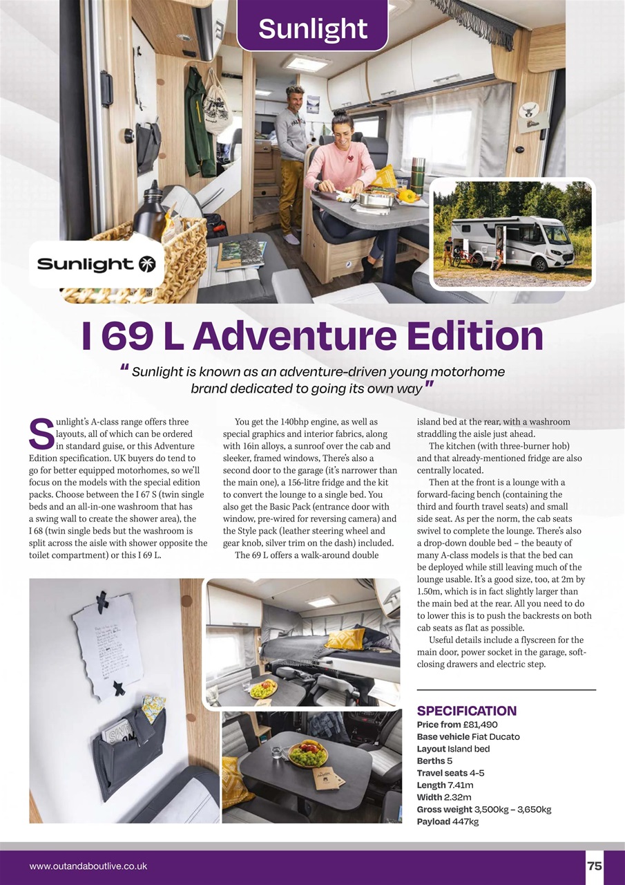 What Motorhome magazine - The Essential Guide to 2024 Motorhomes and ...