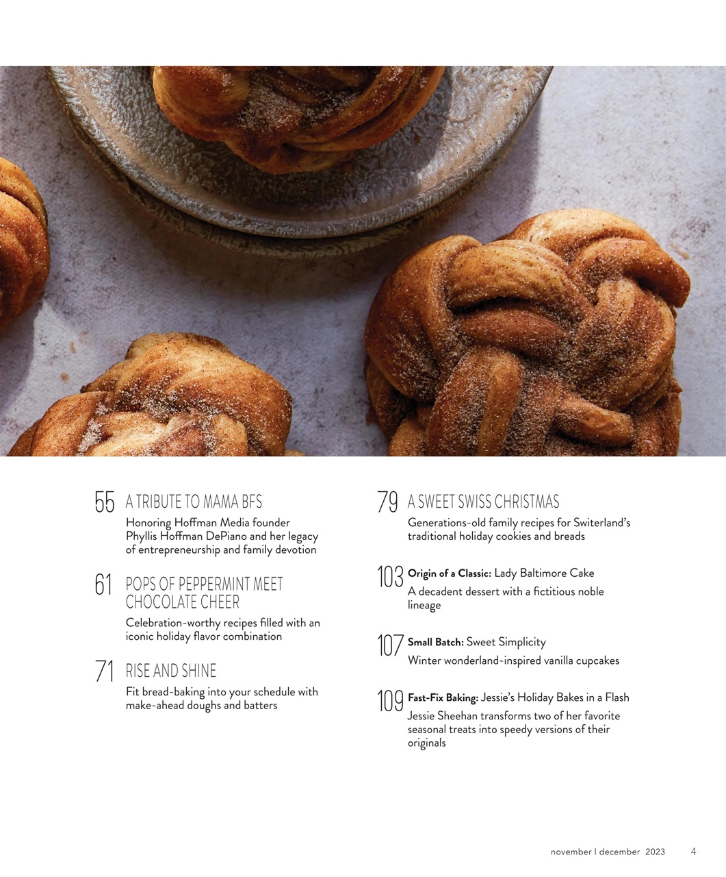Bake from Scratch Magazine - November/December 2023 Back Issue