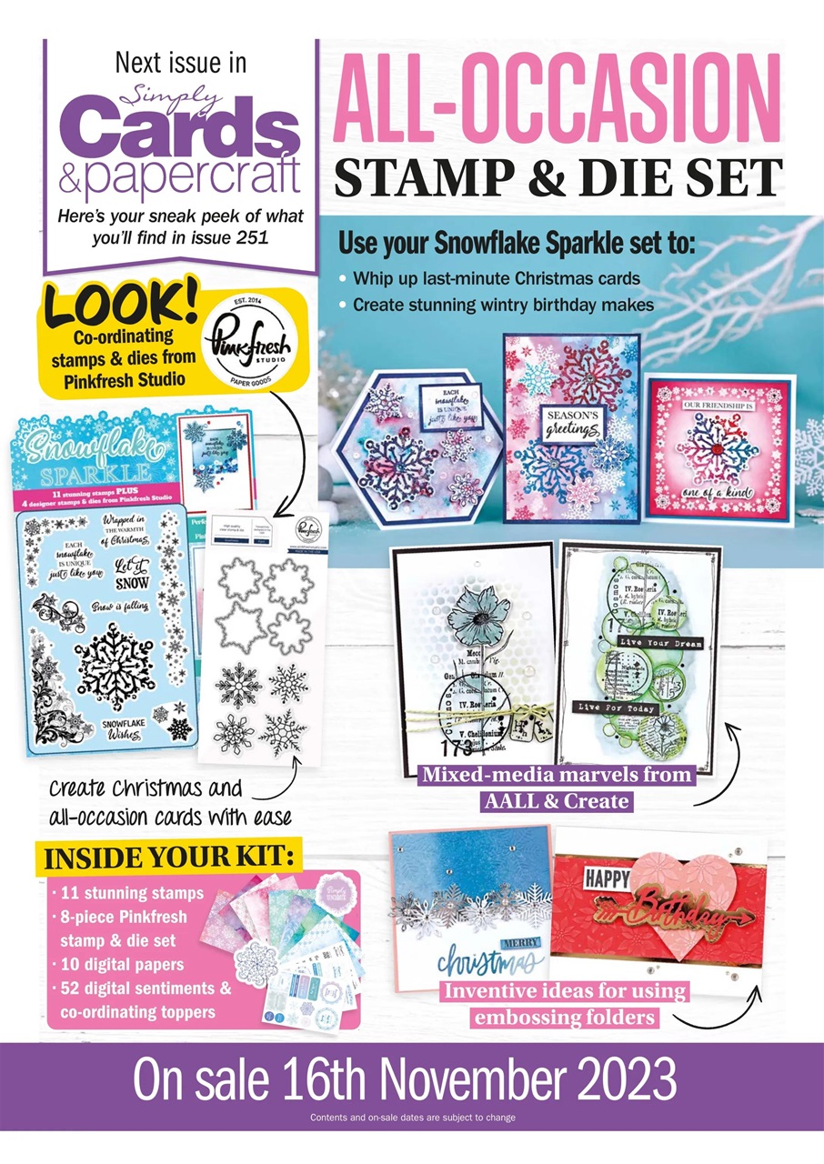 Simply Cards & Papercraft Magazine - Issue 250 Back Issue