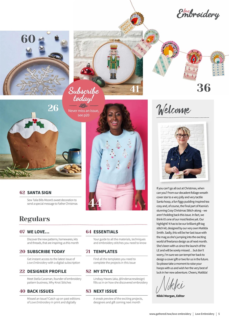 Love Embroidery Magazine - Issue 46 Subscriptions | Pocketmags