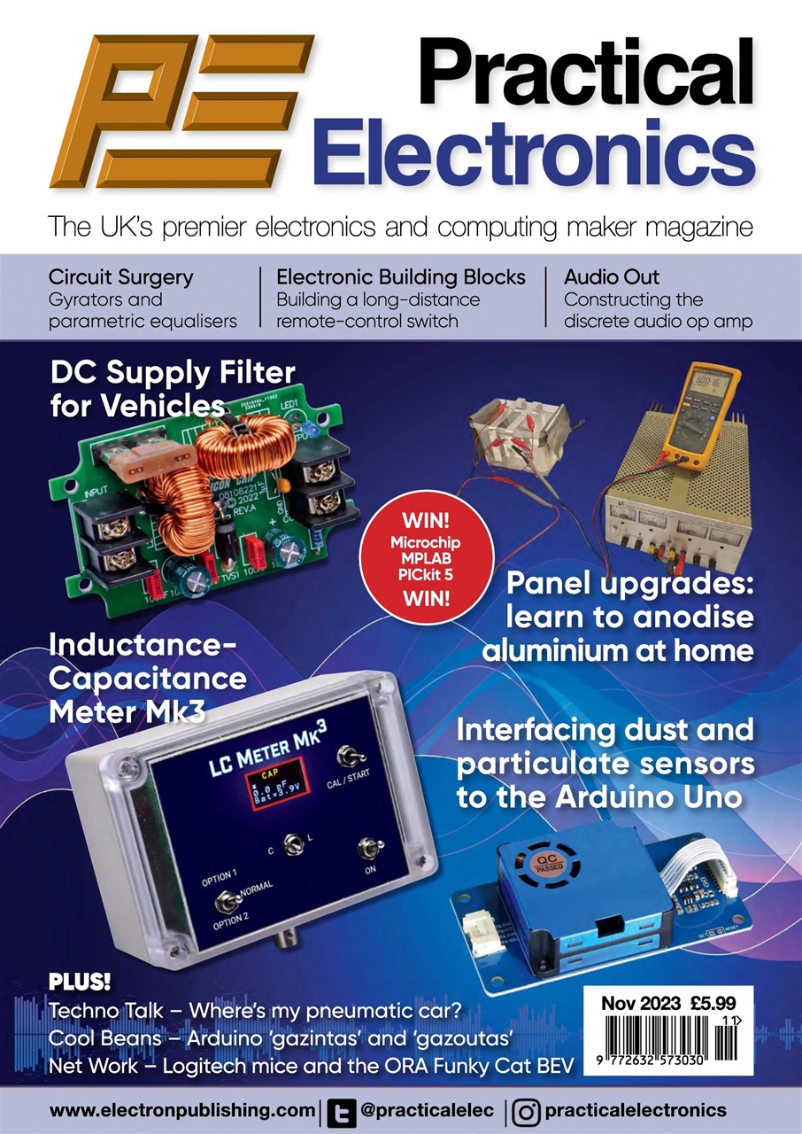 Practical Electronics Magazine - November 2023 Back Issue
