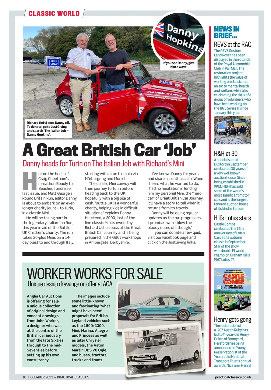 Practical Classics Magazine - Dec-23 Back Issue
