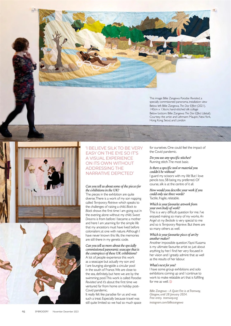 Embroidery Magazine - Nov/Dec 2023 Subscriptions | Pocketmags