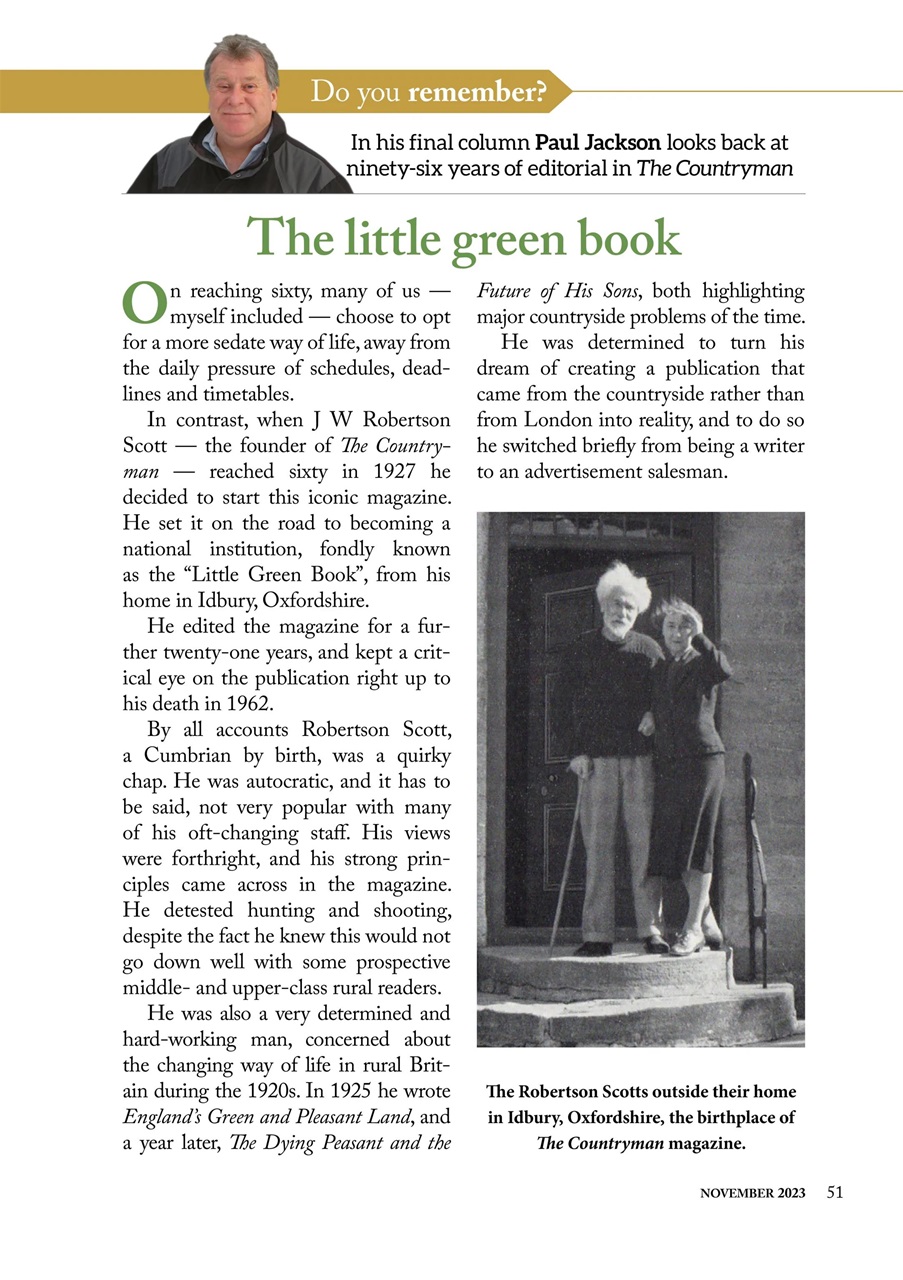 The Countryman Magazine Subscriptions and November 2023 Issue | Pocketmags