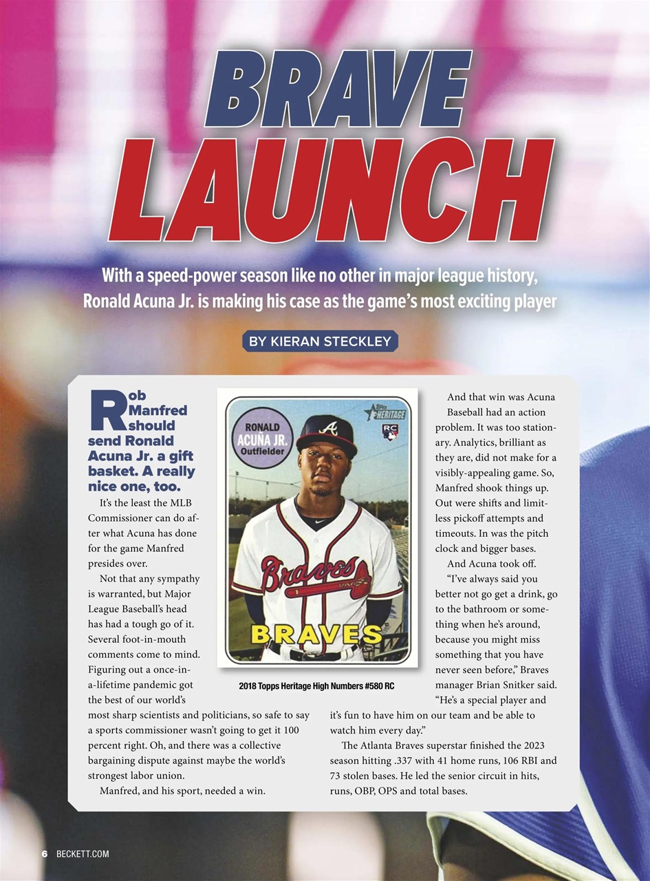Beckett Baseball Magazine - December 2023 Back Issue