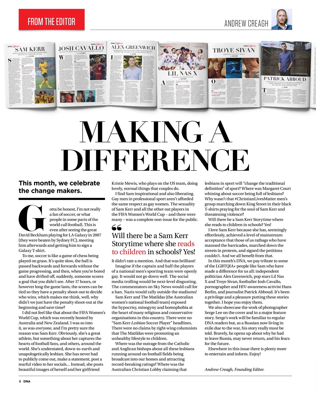 DNA Magazine - DNA #286 – Making A Difference Subscriptions | Pocketmags