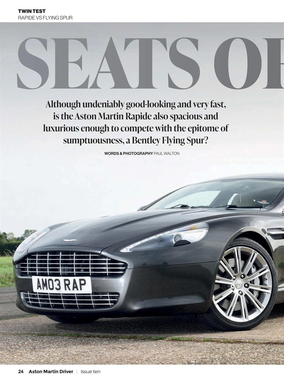 Aston Martin Driver Magazine - Issue 10 Back Issue