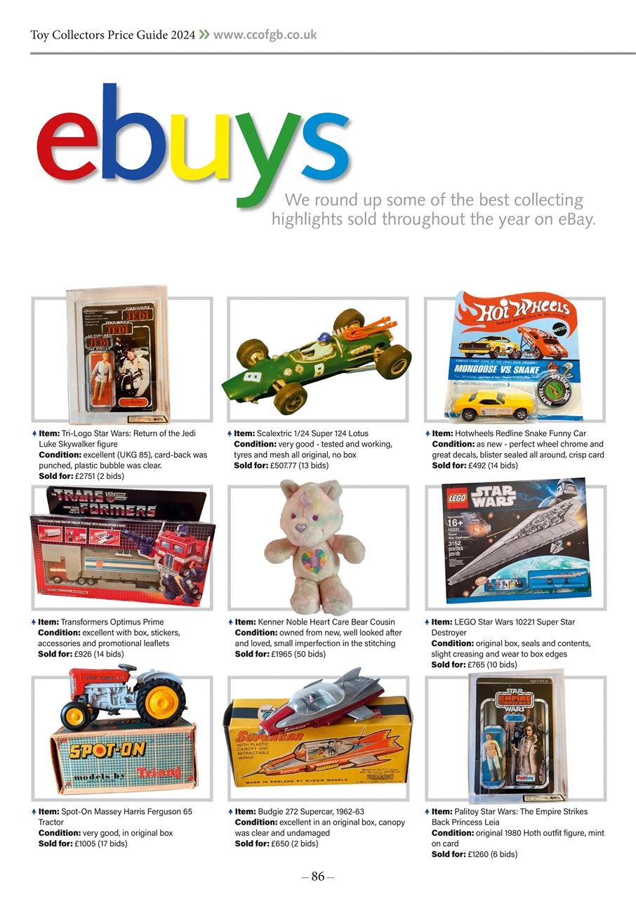 Toy Collectors Price Guide Magazine Subscriptions and Toy Collectors ...