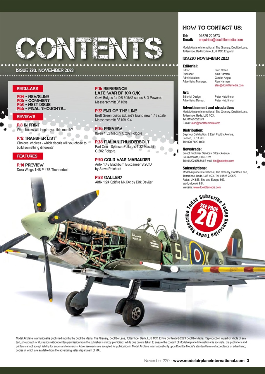 Model Airplane International Magazine - 220 Back Issue