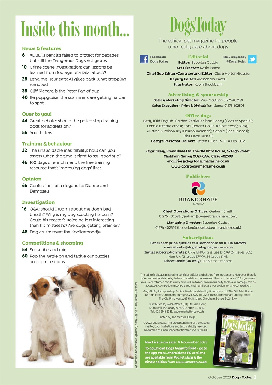 Dogs Today Magazine - October 2023 Back Issue