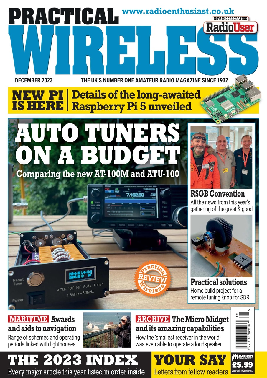 Practical Wireless Magazine - December 2023 Zurück Ausgabe