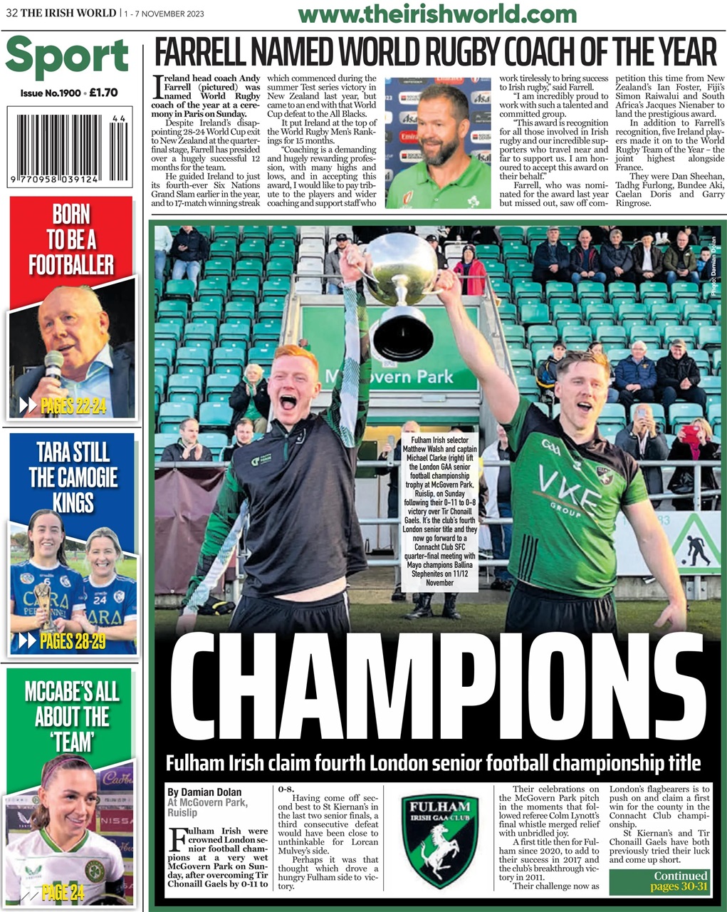 Irish World Magazine - 1900 Back Issue