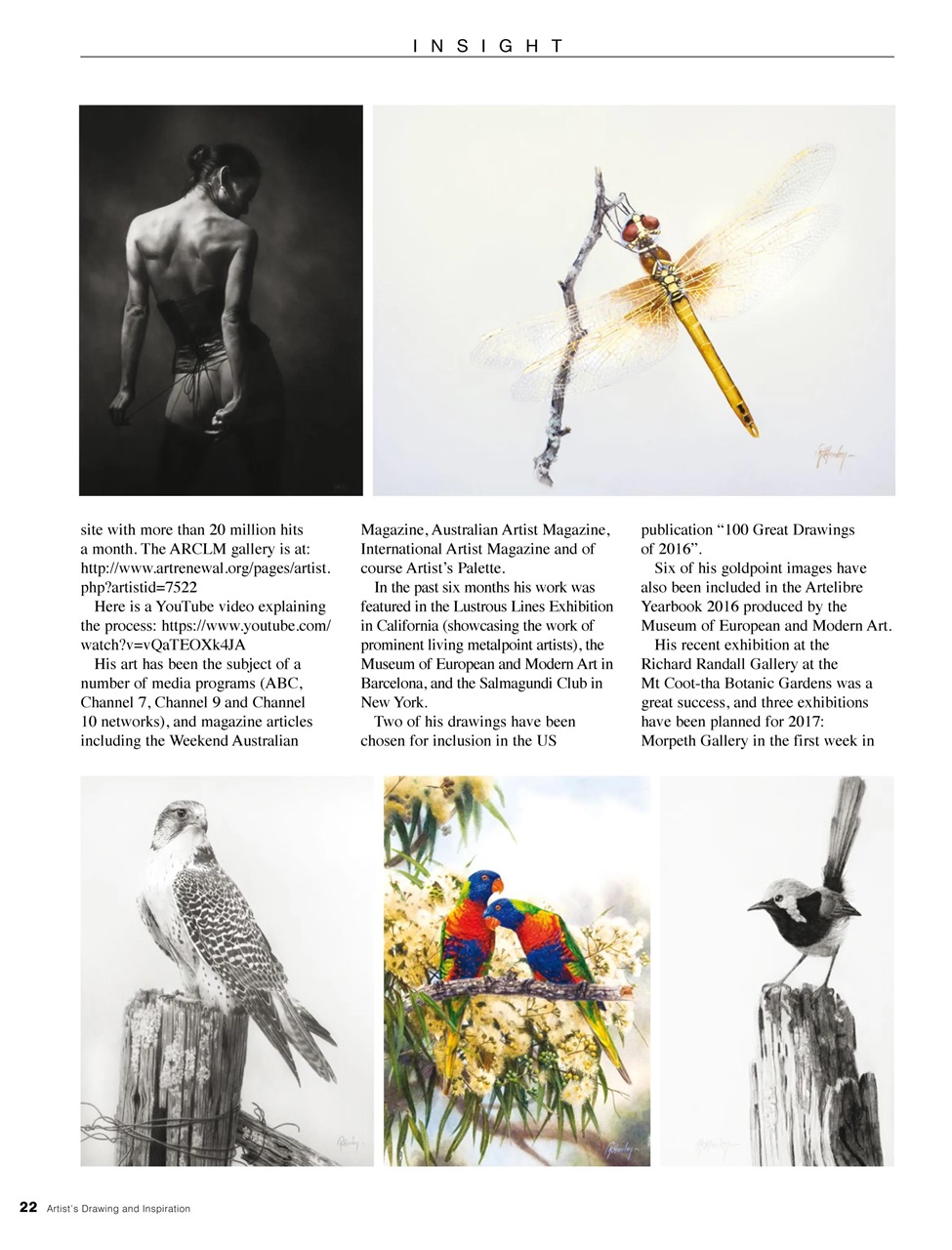 Australian Drawing and Inspiration Magazine - 50 Back Issue