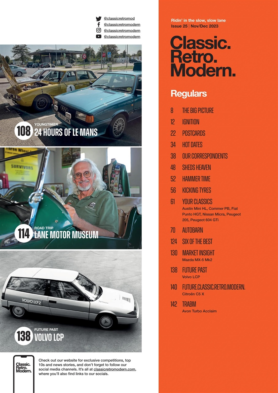 Classic.Retro.Modern. Magazine - Nov/Dec 2023 Subscriptions | Pocketmags