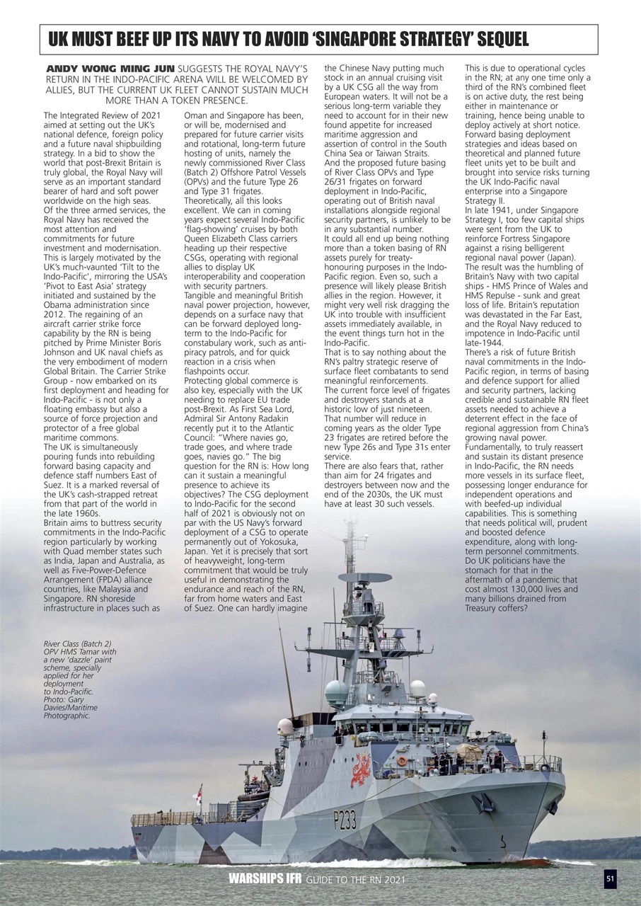 Warships International Fleet Review Magazine - Guide to the Royal Navy ...