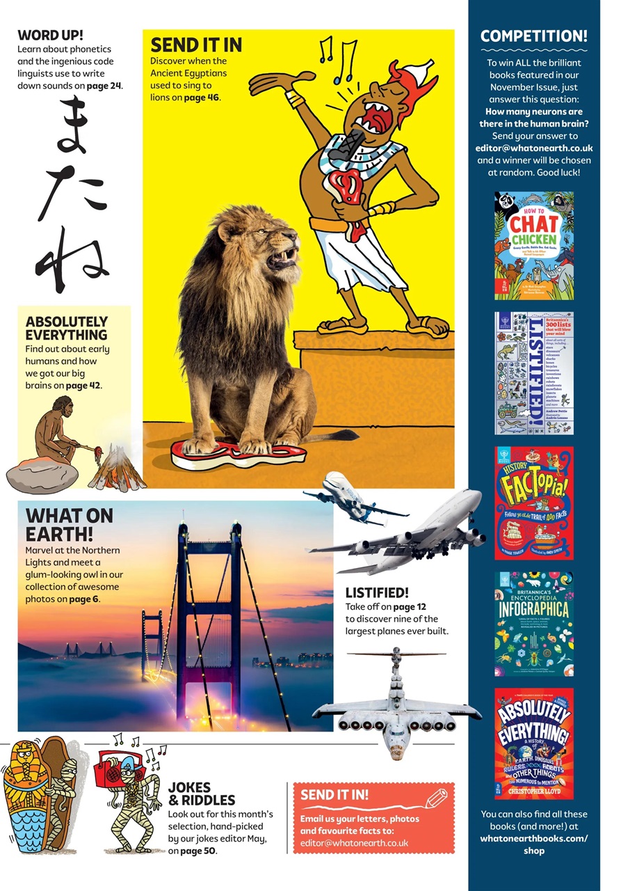 What on Earth! Magazine - November 2023 Back Issue