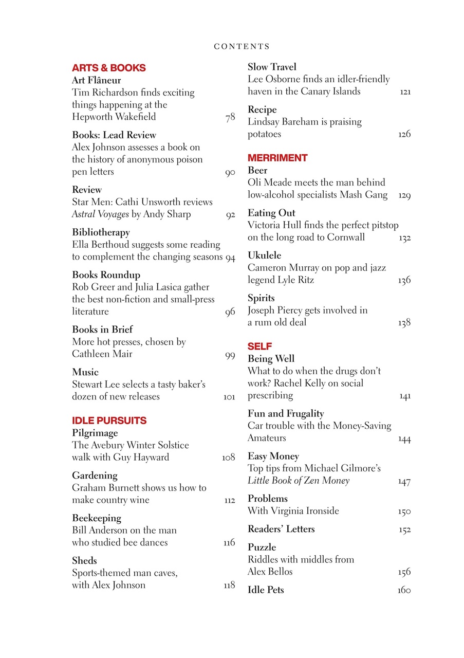 The Idler Magazine - Nov/Dec 2023 Back Issue