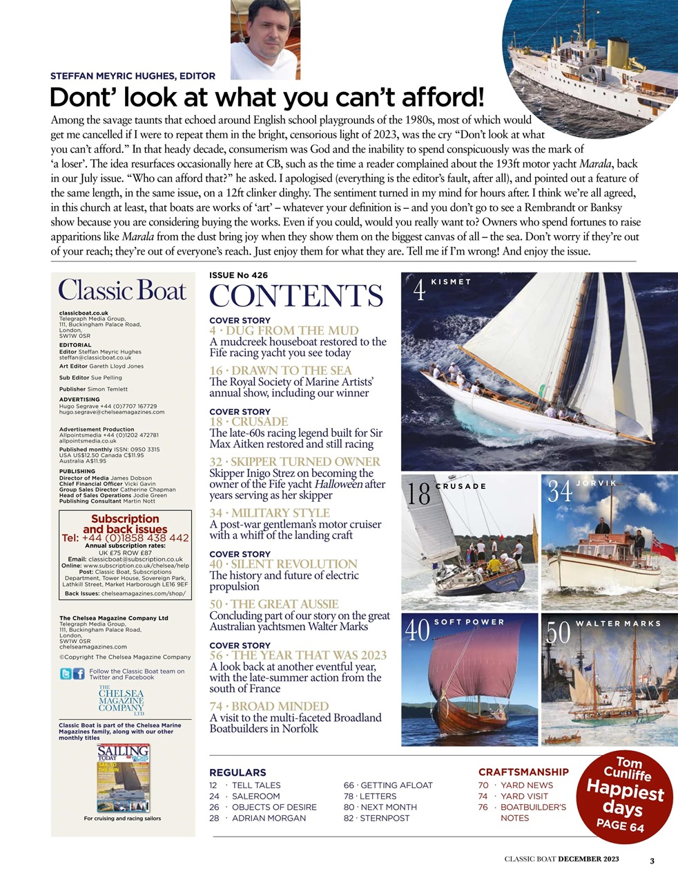 Classic Boat Magazine - Dec-23 Back Issue