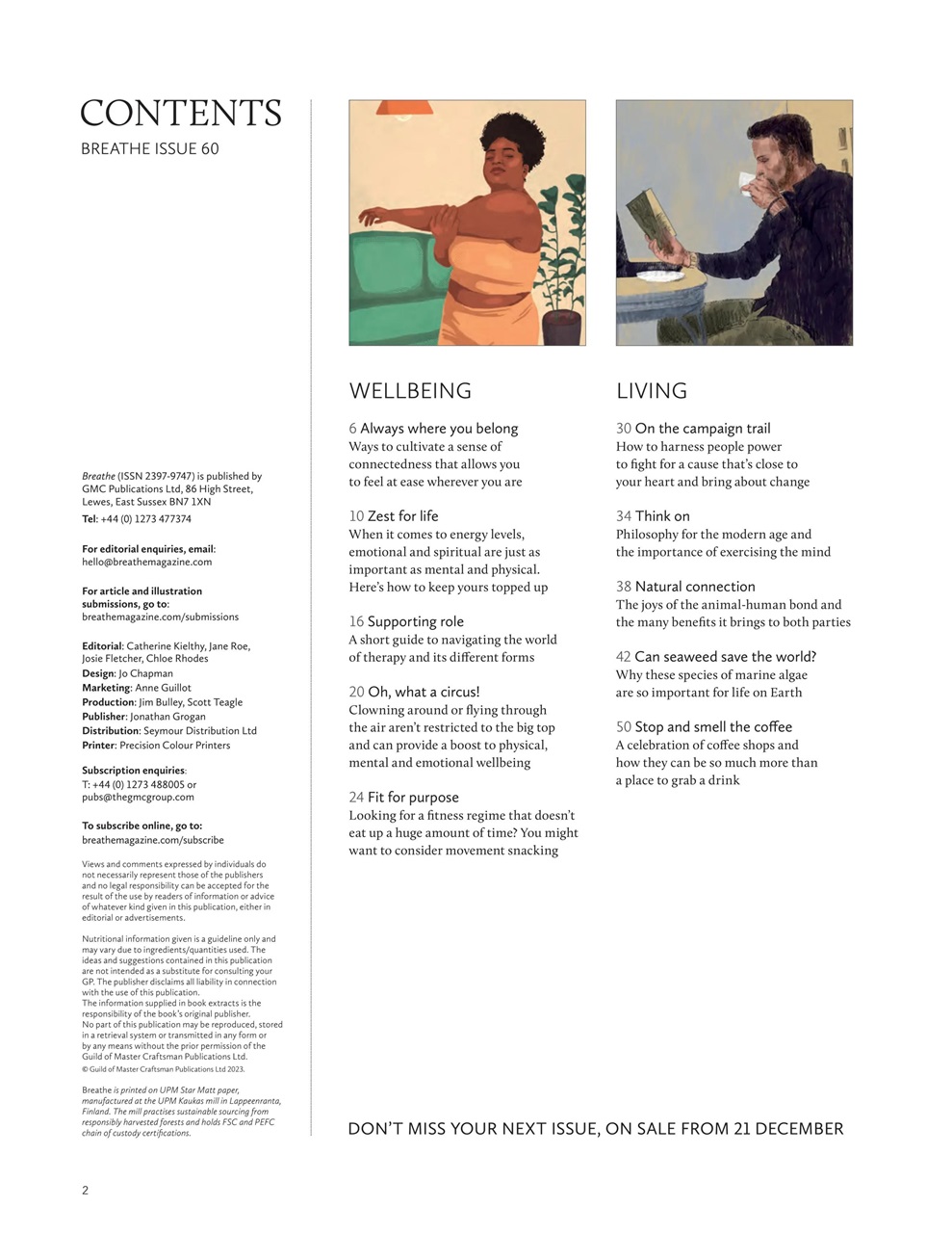 Breathe Magazine - Issue 060 Subscriptions | Pocketmags