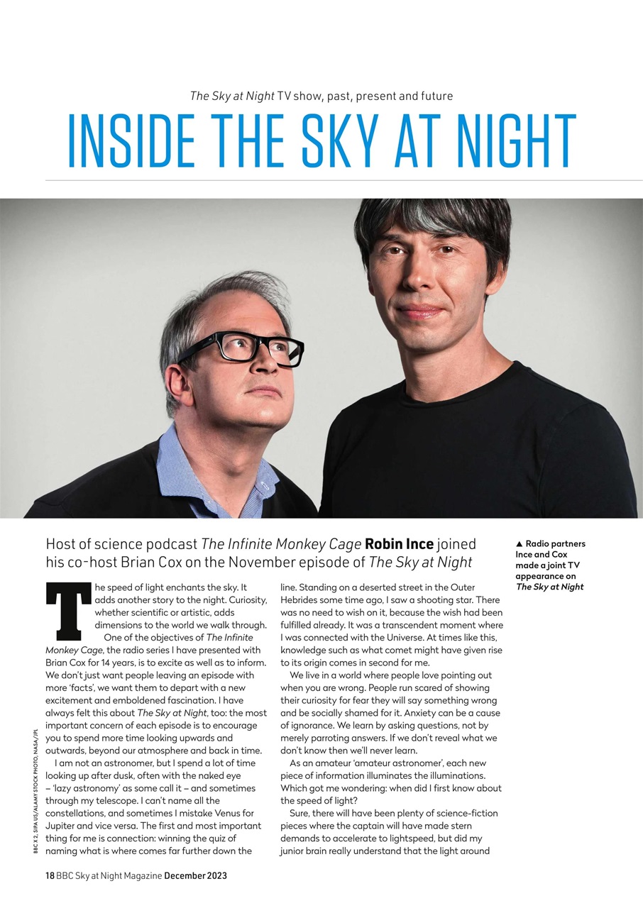 BBC Sky at Night Magazine - December 2023 Back Issue