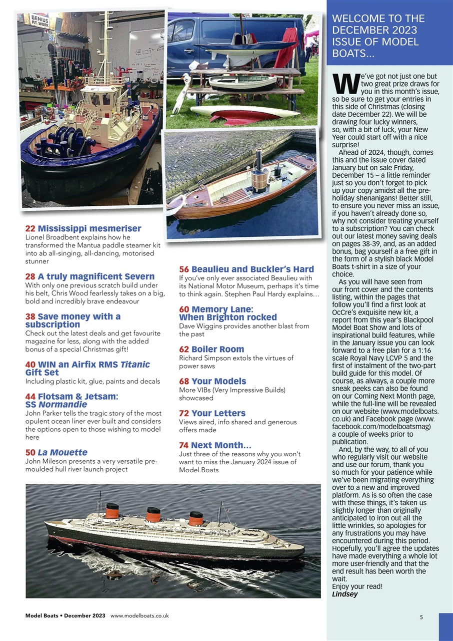 Model Boats Magazine - December 2023 Back Issue