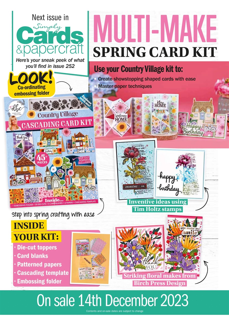 Simply Cards & Papercraft Magazine - Issue 251 Back Issue