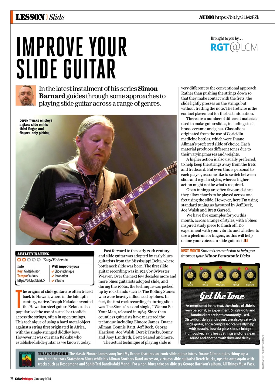 Guitar Techniques Magazine - January 2024 Back Issue