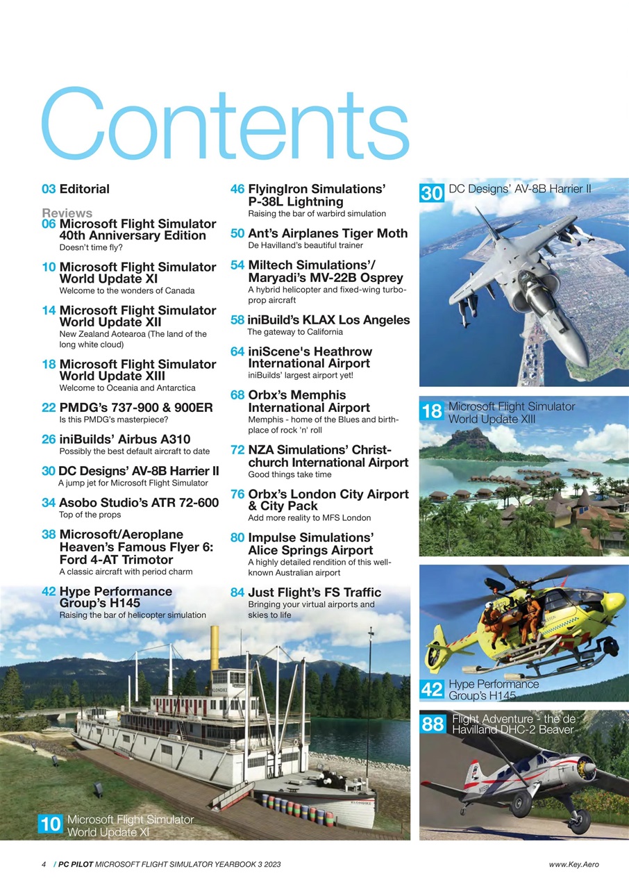 PC Pilot Magazine - Microsoft Flight Simulator Yearbook 2023 Special Issue