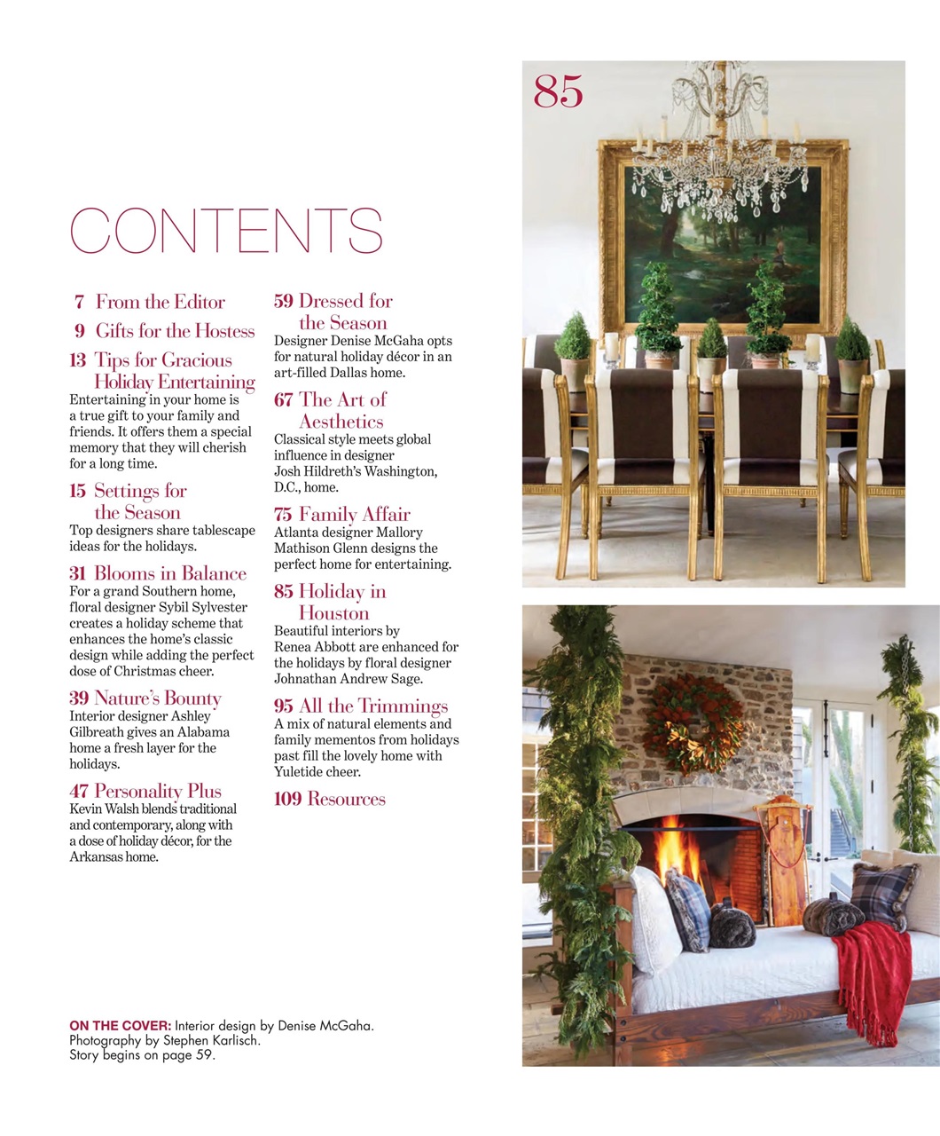 Southern Home Magazine - Christmas 2023 Back Issue