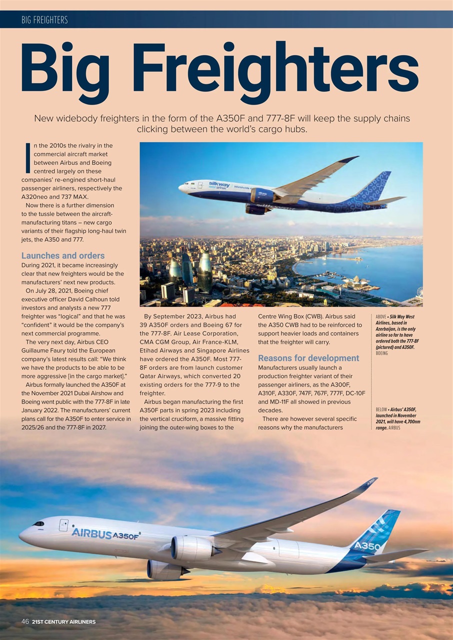 Aviation News Magazine - 21st Century Airliners Special Issue